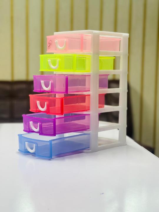 6P Flat Drawers - Premium, Multi-Purpose Storage Organizer with Ample ...