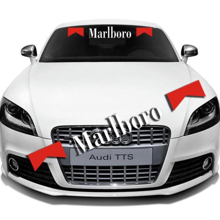 Car Sticker - Racing Car Front Window Windshield Banner Vinyl Decal ...