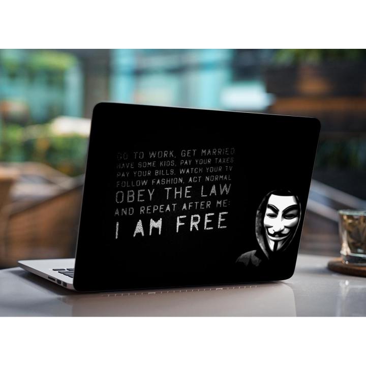 Anonymous Alpha Coders Laptop Skin Vinyl Sticker Decal, 12 13 13.3 14 ...