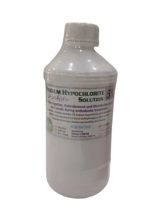 ASodium hypo Solution 5% for dental / best for irrigation, disinfection ...