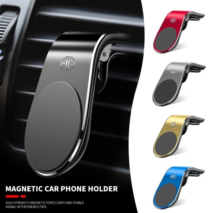 Car Logo Mobile Metal Magnetic Car Phone Holder For MG Emblem ZS HS 4 ...