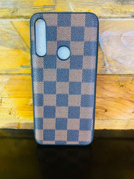 Huawei Y9 Prime 2019 Fashion Texture Grid Leather Back Cover | Daraz.pk