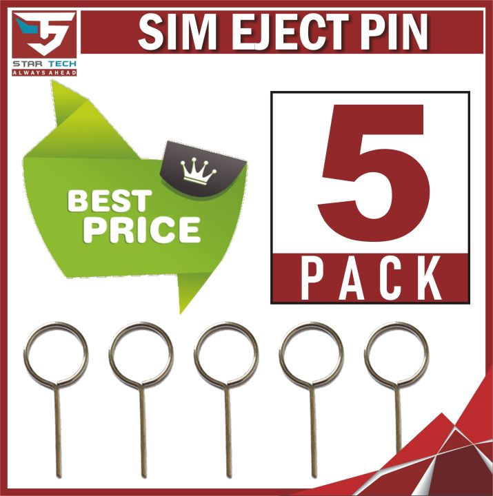 AF Sim Card, Tray Eject Pin Tool Sim Adapter (Steel) Pack of 2 - Sim ...