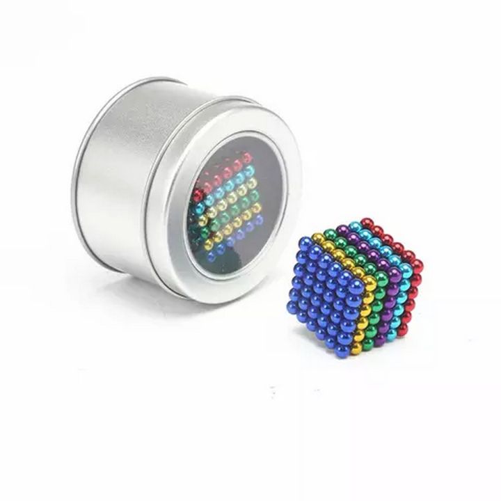 5mm, 216 Pcs Multi Color Magnetic Balls | Daraz.pk