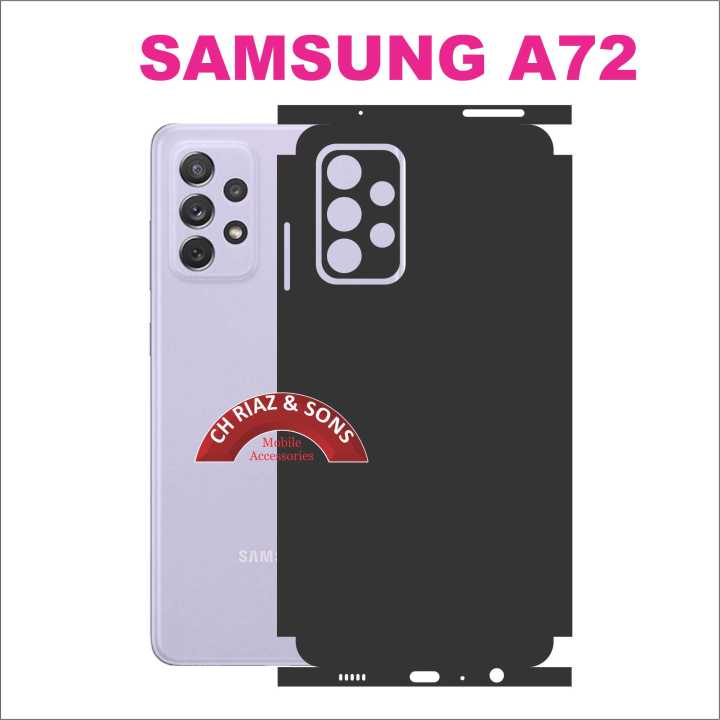 SAMSUNG A72 FULL BACK 360 premium Protection Skin Wrap full cover ...