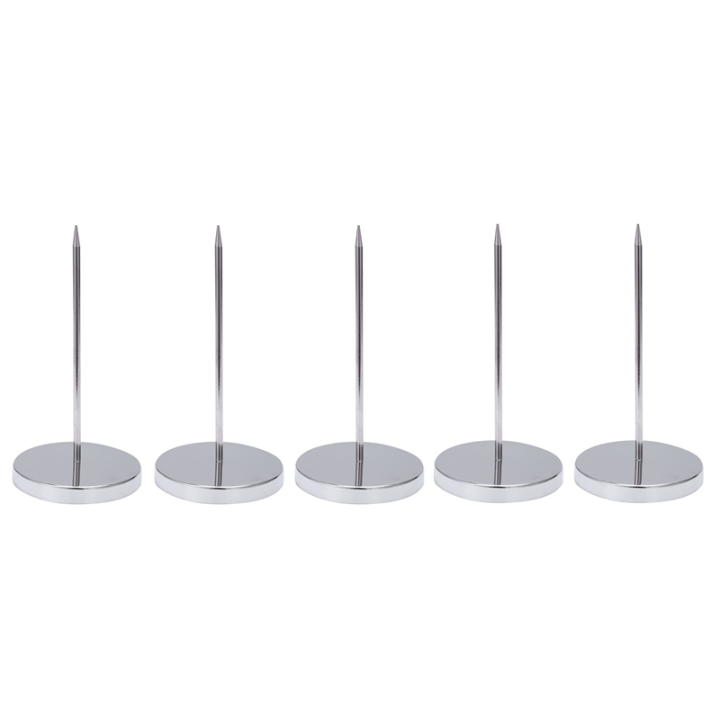 5X Safe Memo Holder Spike Stick for Bill Receipt Note Paper Order ...