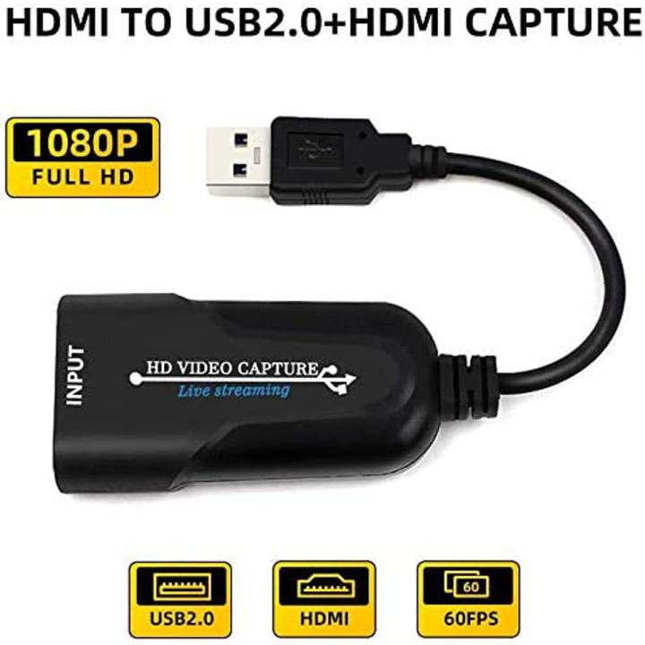 USB Video Capture Card HDMI to USB Video Capture Device Grabber ...