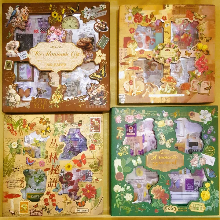 Journaling Stickers box set of 100 3x3 inch sheets - Scrapbooking PET ...