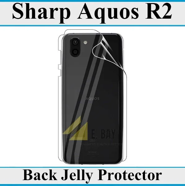 Sharp Aquos R2 Max Back Protector Transparent Hydrogel Soft Film jell ...
