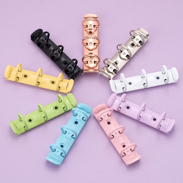 Durable Detachable Metal Spiral Rings Binder Clip DIY Diary A8 Paper ...