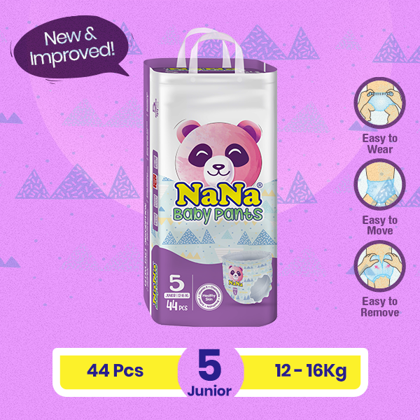 NaNa Baby Pants Jumbo Junior 44 Size 5 - 12 -16 Kg | Daraz.pk