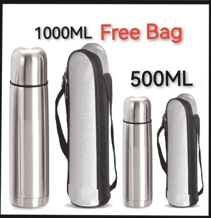 Stainless Steel Flask Hot and Cold Premium Quality Steel Water Bottle ...