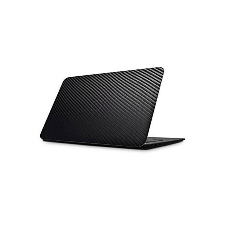 Universal Laptop Back Skin Carbon Fiber Texture - Black | Daraz.pk