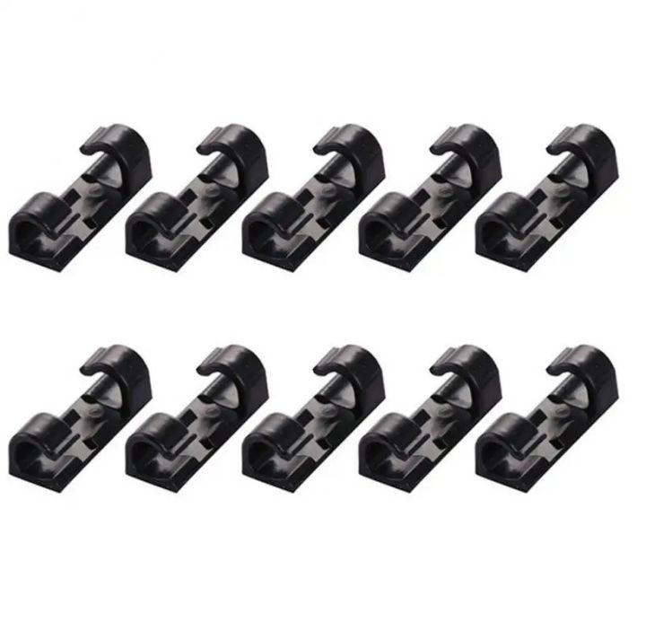 10pcs/set Universal Cable Organizer USB Cable Winder Desktop Tidy Cable ...