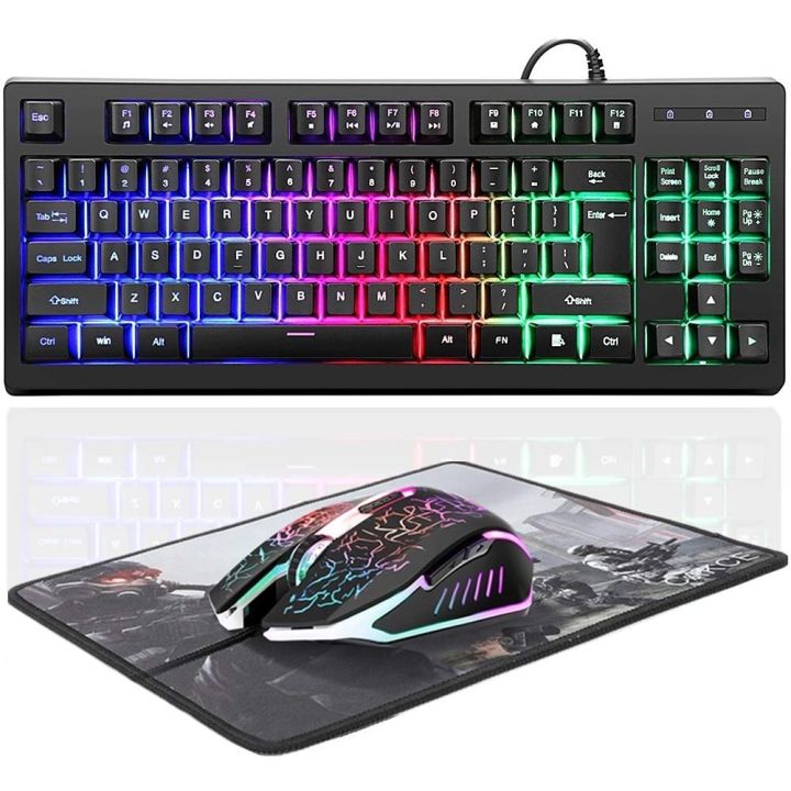Gaming rgb keyboard with mouse combo | Daraz.pk