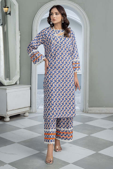 Tzk-44- Safwa Tulip Khaddar Collection Vol-3 Digital Print 2 Piece ...