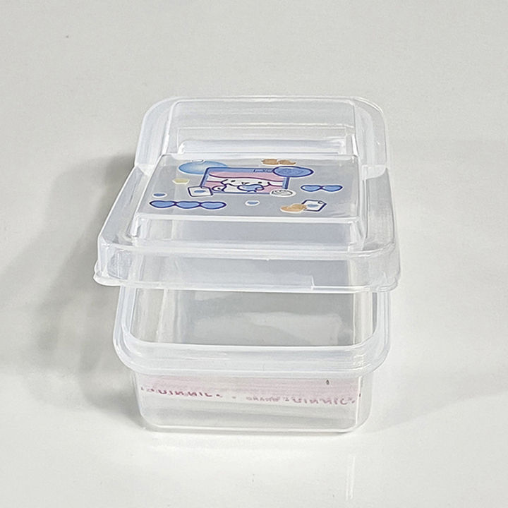 Collection Container Case Plastic Transparent Storage Box Small Clear ...