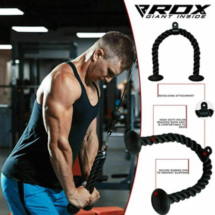 Heavy Duty Tricep Rope Bodybuilding Gym Cable | Daraz.pk