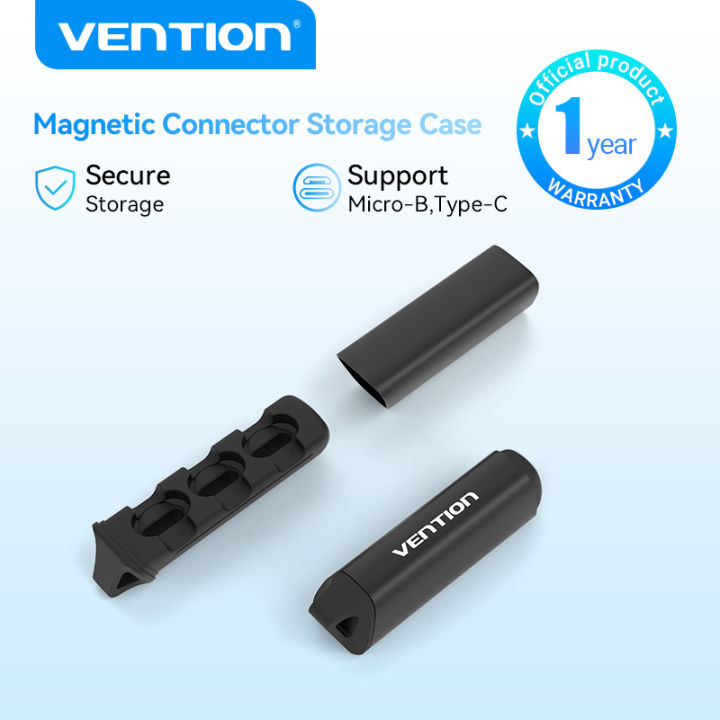 Vention Universal Magnetic Cable Plug Case Portable Storage Box for ...