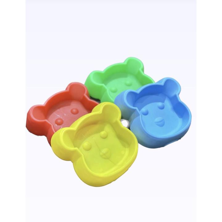 Kitty Face Cat Food Bowl- For Dog & Cat - Random Colors | Daraz.pk