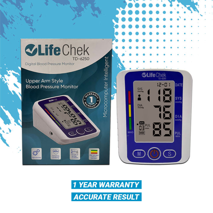 Life check Arm Type Blood Pressure Monitor, Accurate Digital BP ...