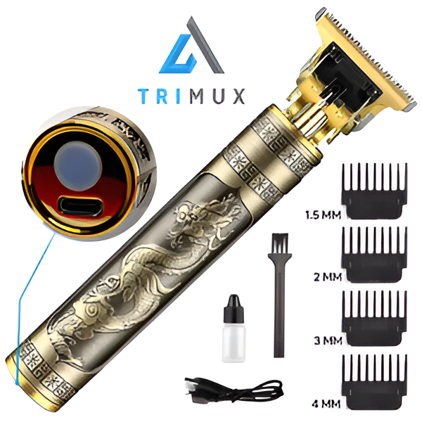 TRIMUX PROFESSIONAL T9 DRAGON STYLE TRIMMER FOR MEN, Usb Rechargeable ...