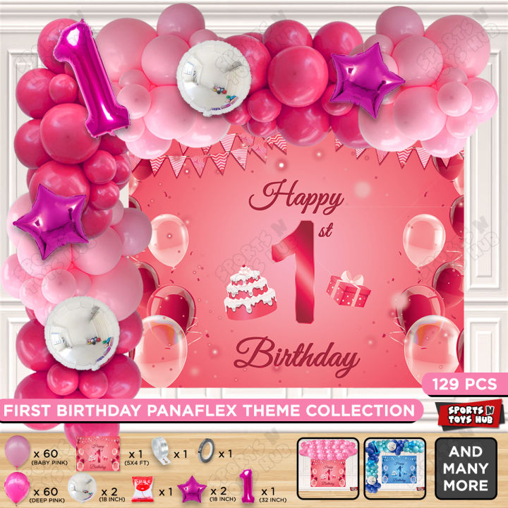 First Birthday Panaflex Theme Collection HBD, Happy Birthday Parties ...