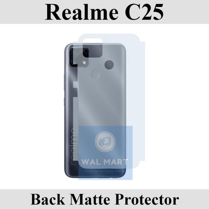Realme C25 Back Matte Protection Soft Skin Sheet Soft Film Protection ...