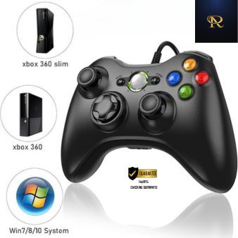 X-Box 360 Controller Wired, Gamepad Controller with Wired USB for Microsoft X-Box 360 & Slim ...