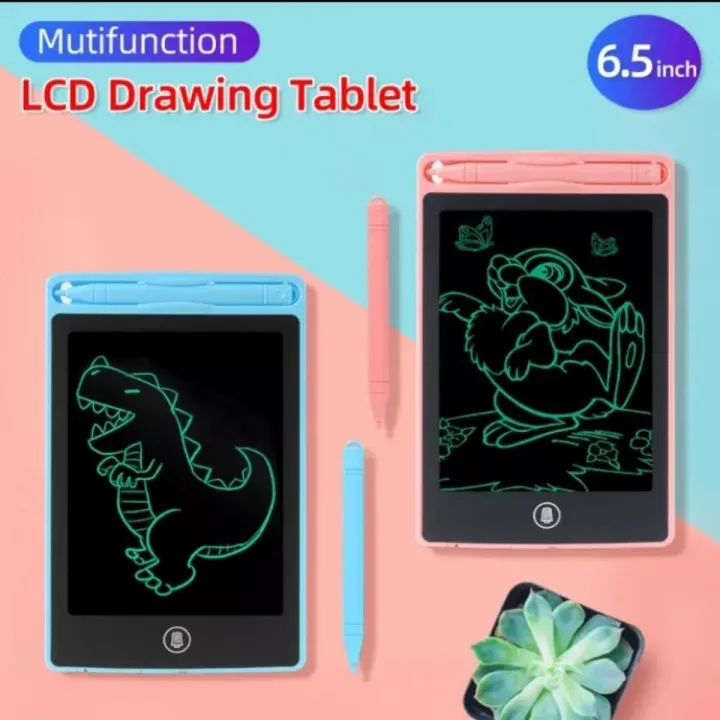LCD Writing Tablet for Kids, 6.5 Inch Screen writing tablet Educational ...
