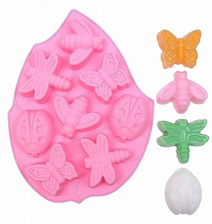 Silicone Insects Mold 8 Cavity | Daraz.pk