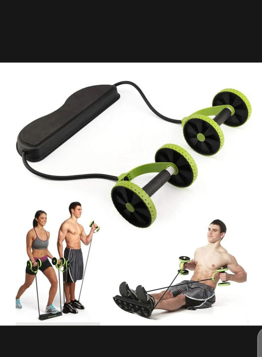 Abs trainer- Belly fat burner-Xtreme Abs Trainer & Roller Exercise Kit ...