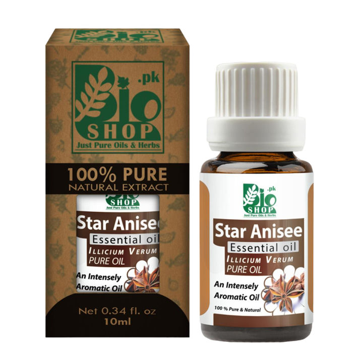 Bio Shop™ Star Anisee Aromatherapy Essential Oil - 100% Pure & Natural ...