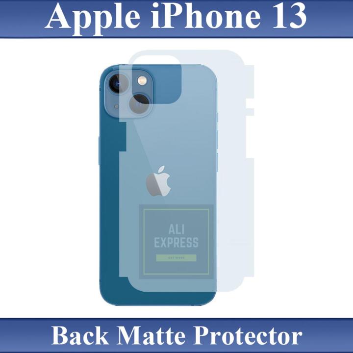 Apple iPhone 13 Matte Protection Soft Skin Sheet Soft Film Back ...