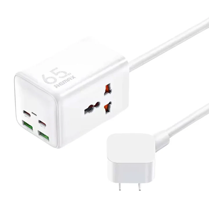 Charging Extension Board Remax Adapter Extension 65W GaN Power Strip ...