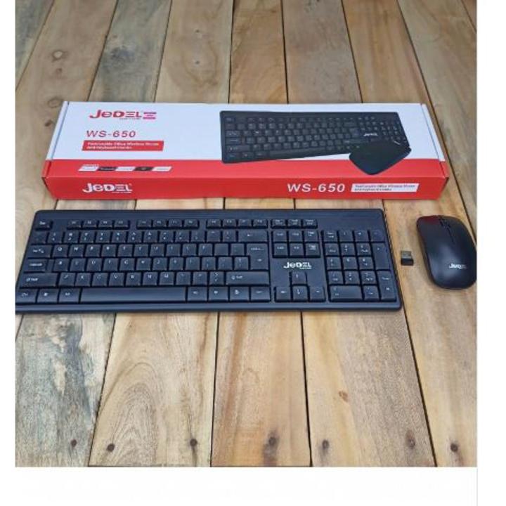 New 2.4Ghz Wireless Keyboard and Mouse Set Combo Model WS650 For PC ...