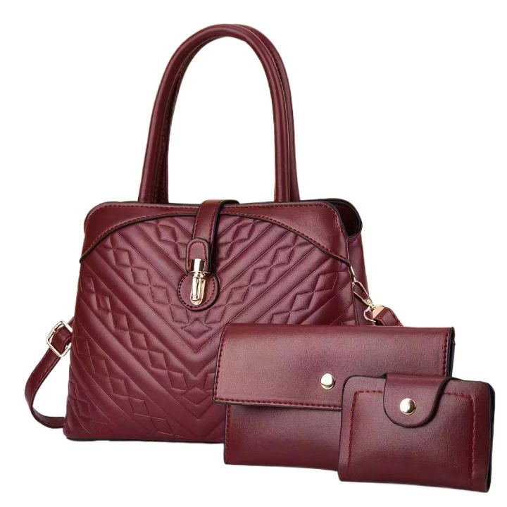 Galaxy Bags 3 in 1 Handbags for Girls, Women, Ladies, Tote Bag, Purse and Shoulder Bag | Daraz.pk