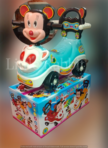 Cat & Mickey mouse Tolo Car For Babies Imported Made with Lights Music ...