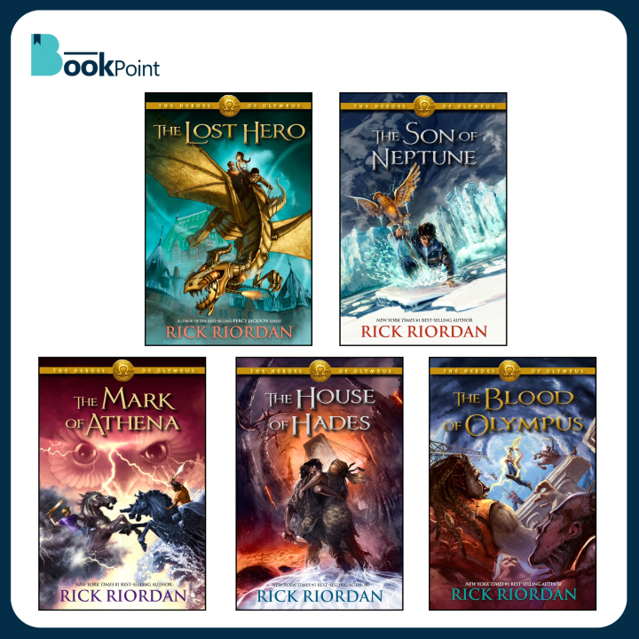 The Heroes of Olympus (5 book series) by Rick Riordan (Author ...