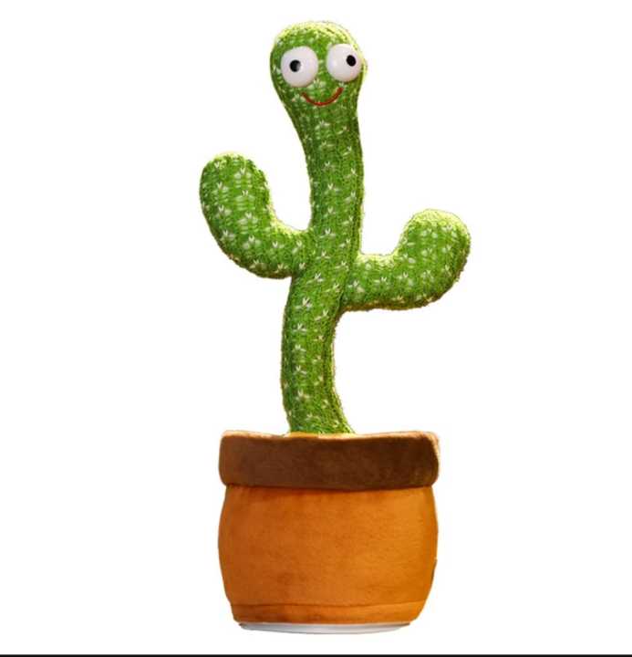 Dancing Cactus Plush Toy - Educational, Talking & Singing Electronic ...