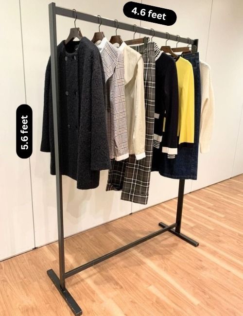 MS Cloth hanging stand cloth hanger cloth hanging rope boutique hanger ...