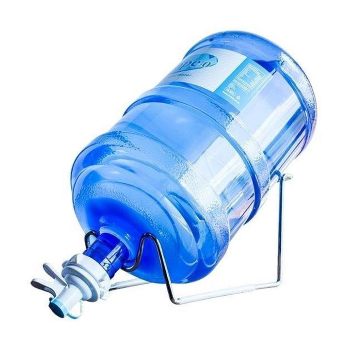 20 Litre Jar Drinking Water Dispenser Metal Stand Cradle with Aqua ...