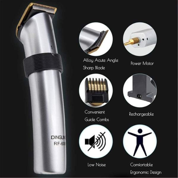 Dingling Rf-608b Rechargeable Hair Trimmer For Men | Daraz.pk