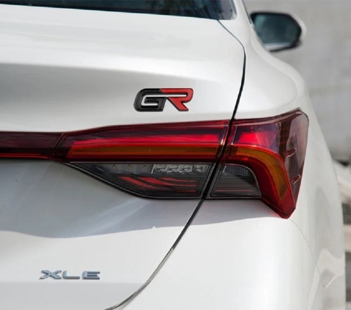 Toyota GR Sport 3D Metal Logo Emblem – Red & Silver GR Badge, Sport ...