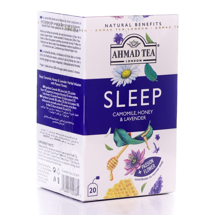Alfatah Mall - AHMAD TEA BAGS SLEEP CAMOMILE HONEY & LAVENDER 20S 30 GM ...