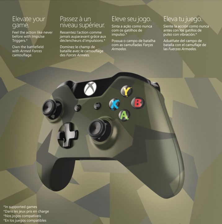 Xbox Wireless Controller Armed Forces II Special Edition | Xbox Series ...