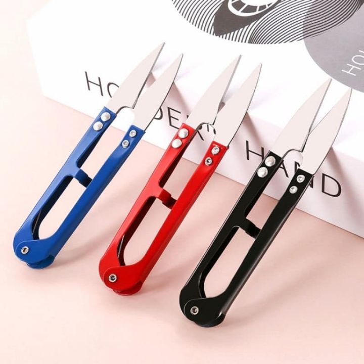 U Shaped Tailor's Thread Cutter Clipper Mini Scissor Hand Trimming ...