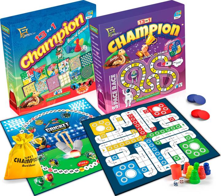 13 in 1 Champion Board Games Box | Daraz.pk