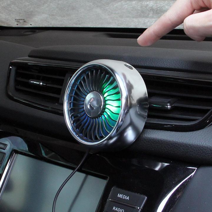 LED Car Fan RGB Lights Car AC Decor by 361 Devotion | Daraz.pk