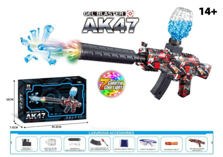 Electric Gel Ball Blaster M416 Gel Splatter Ball Blaster with 2000 Gel ...